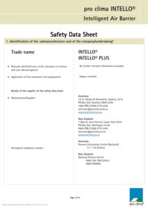 20200106 Safaty Data Sheet INTELLO_AUS-NZ - LAROS